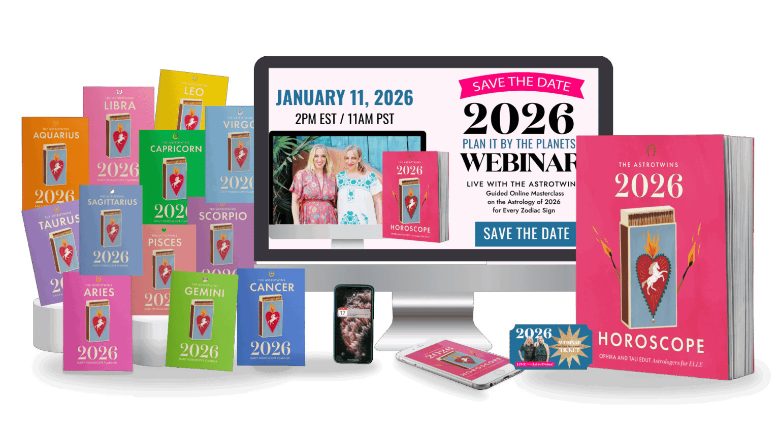 2026 Daily Horoscope Planners (PDF/Digital) by The AstroTwins - AstroTwins